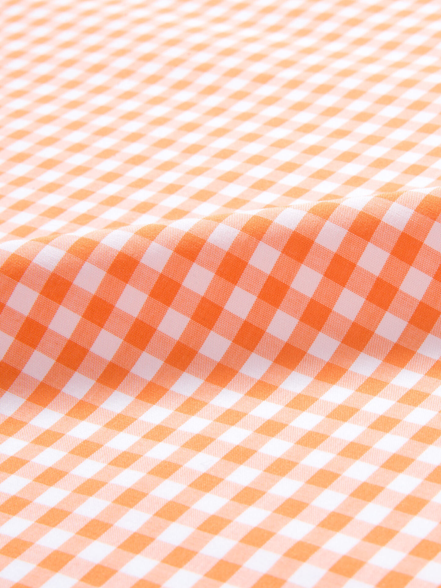 Medium Light Orange Gingham Shirts by Proper Cloth