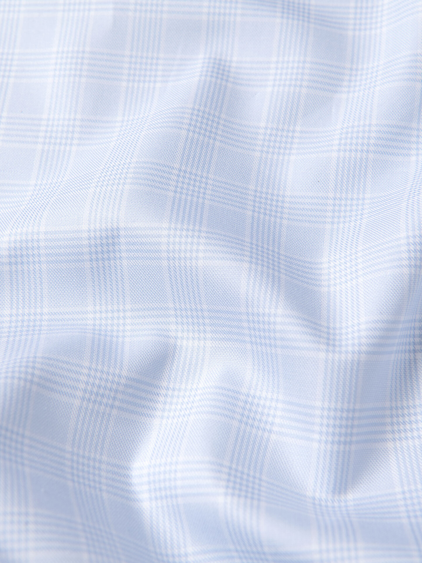 DJA Sea Island Light Blue Glen Plaid Shirts by Proper Cloth