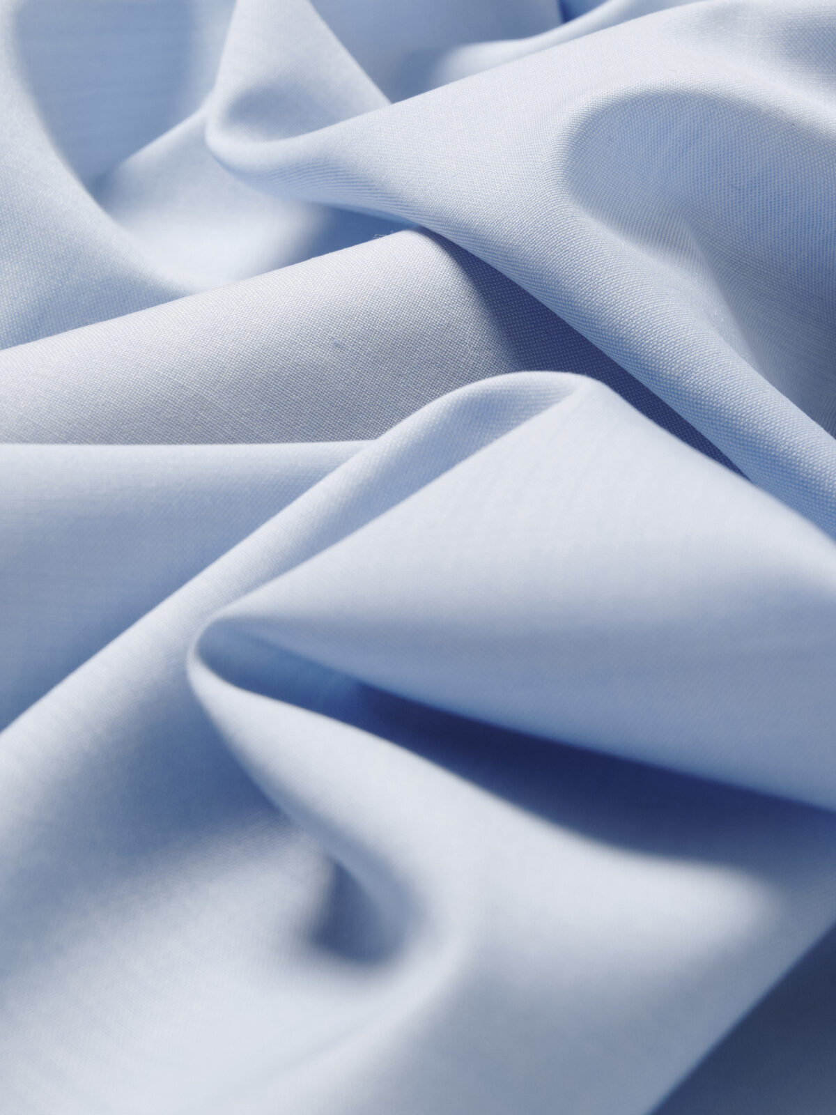 Reda Sky Blue Merino Wool Micro Pinpoint Shirts by Proper Cloth