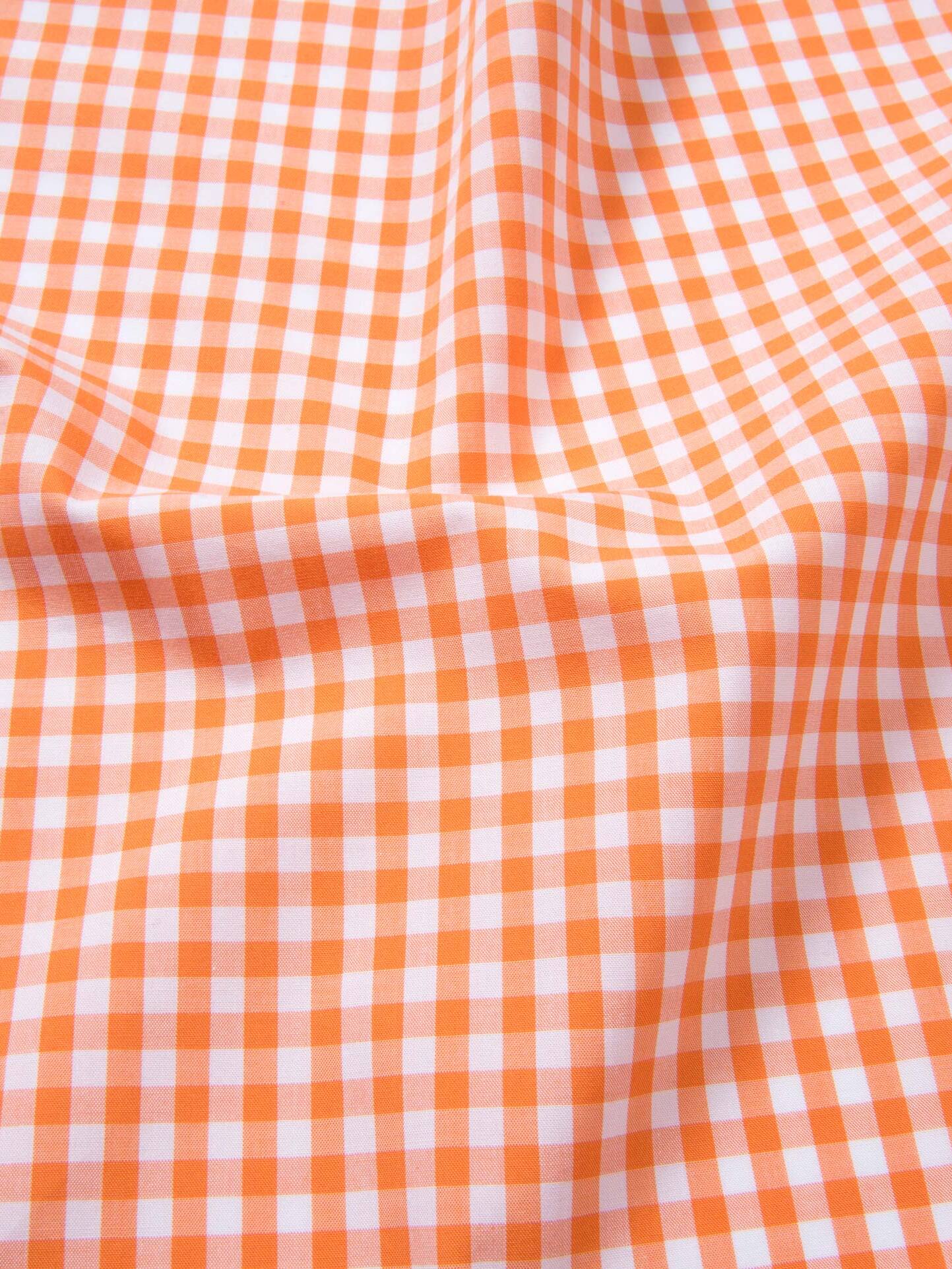 Medium Light Orange Gingham Shirts by Proper Cloth