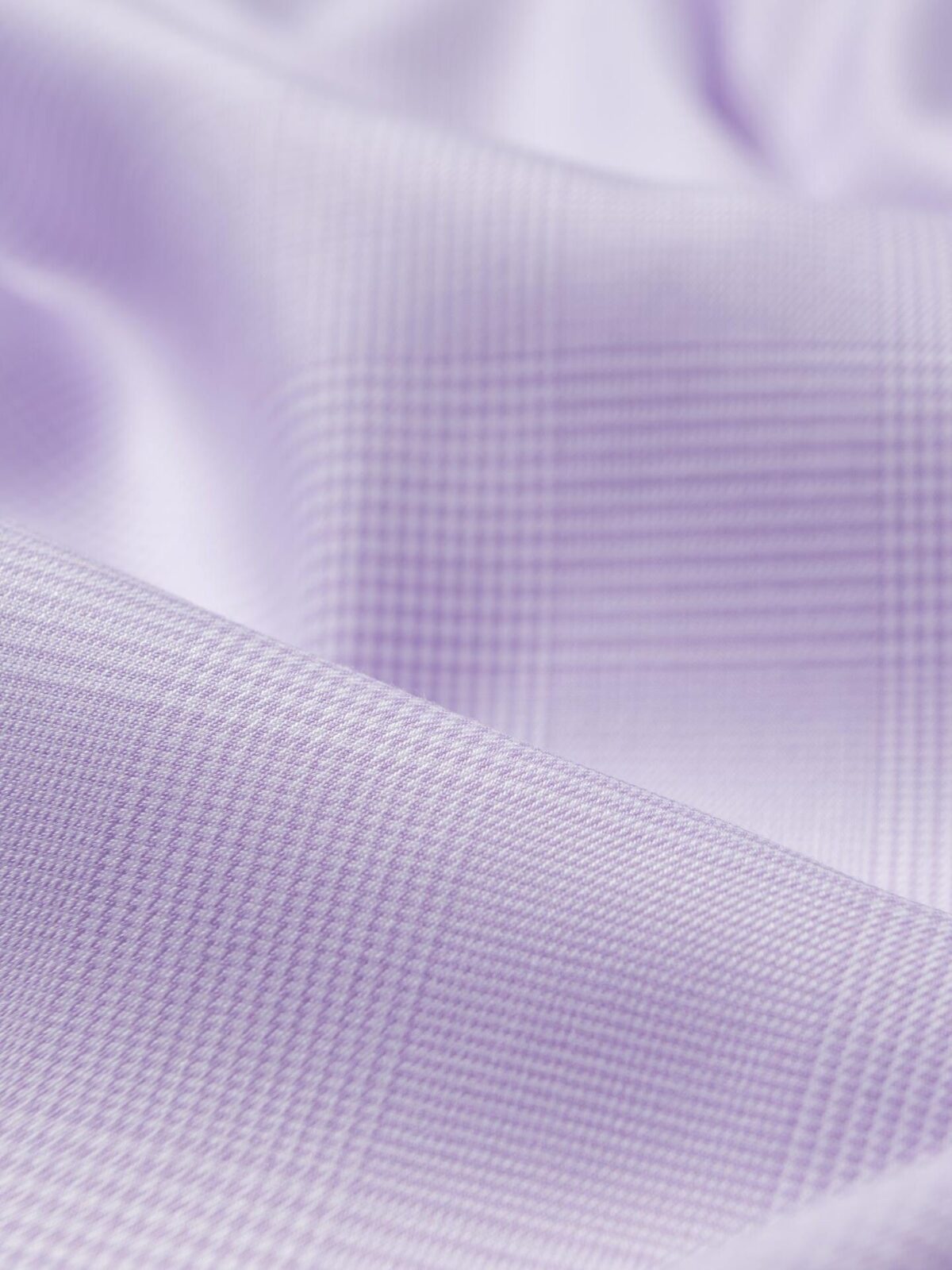Mayfair Wrinkle-Resistant Light Lavender Glen Plaid Shirts by Proper Cloth