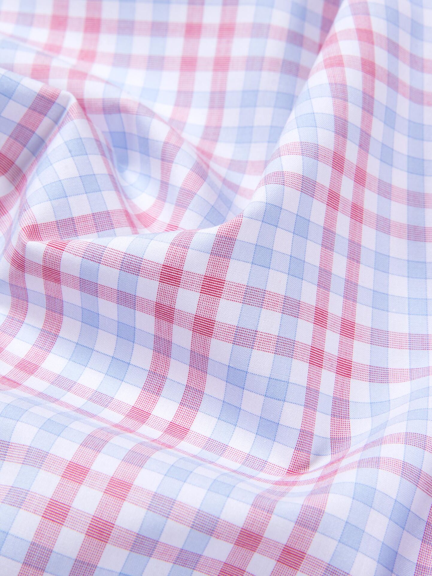 Adams Red Multi Check Shirts by Proper Cloth