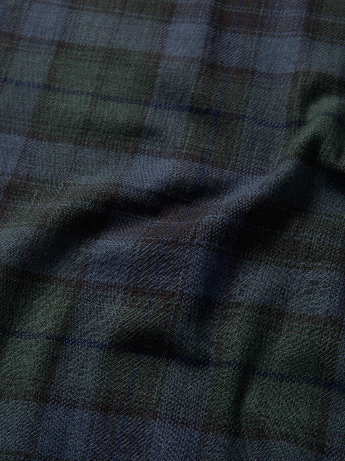 Japanese Washed Black Watch Country Plaid Shirts by Proper Cloth