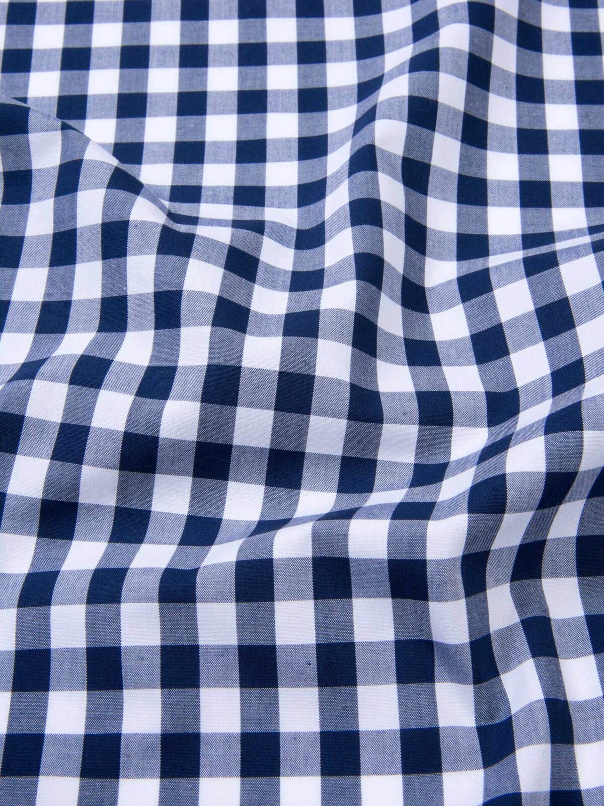 Navy Blue Large Gingham Shirts by Proper Cloth