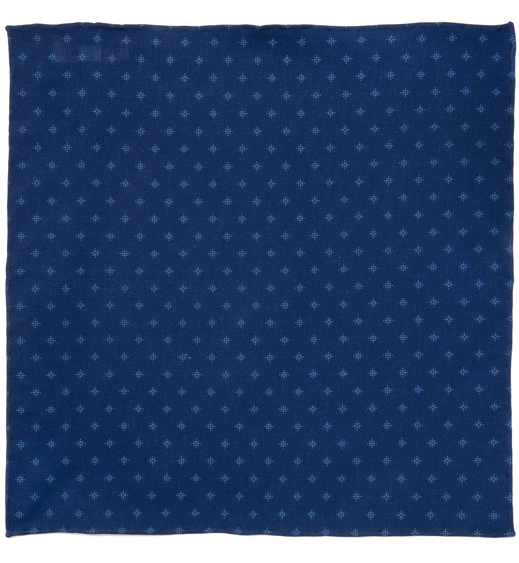 Japanese Star Indigo Pocket Square by Proper Cloth