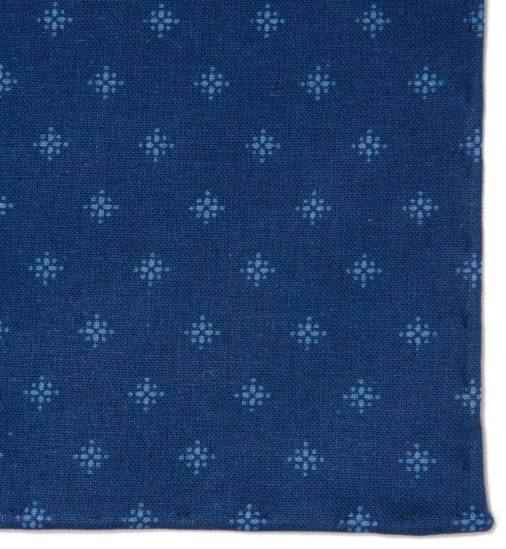 Japanese Star Indigo Pocket Square by Proper Cloth
