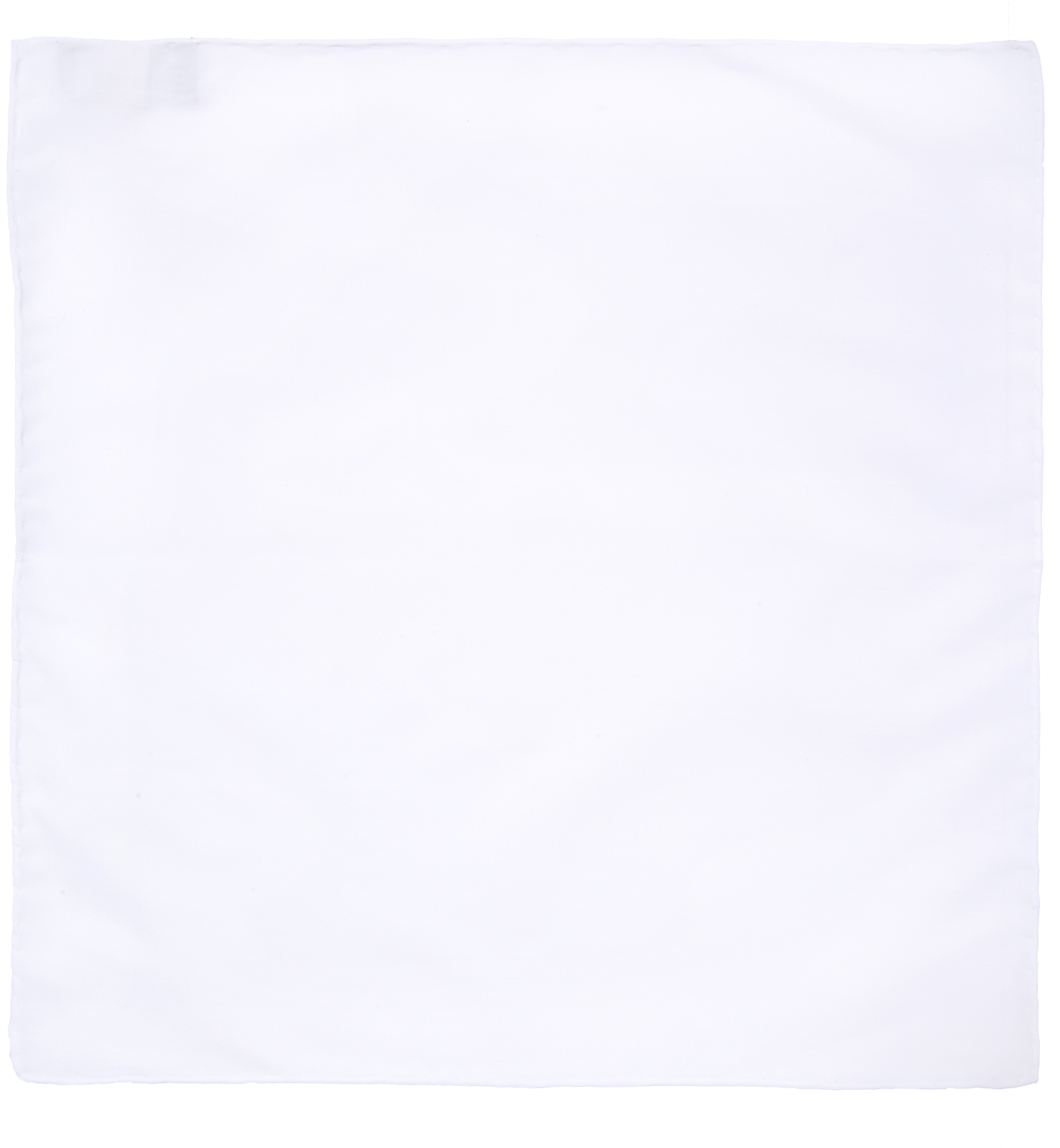 Essential White Cotton Pocket Square by Proper Cloth