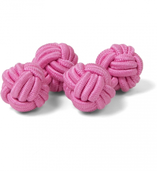 Pink Silk Knots by Proper Cloth