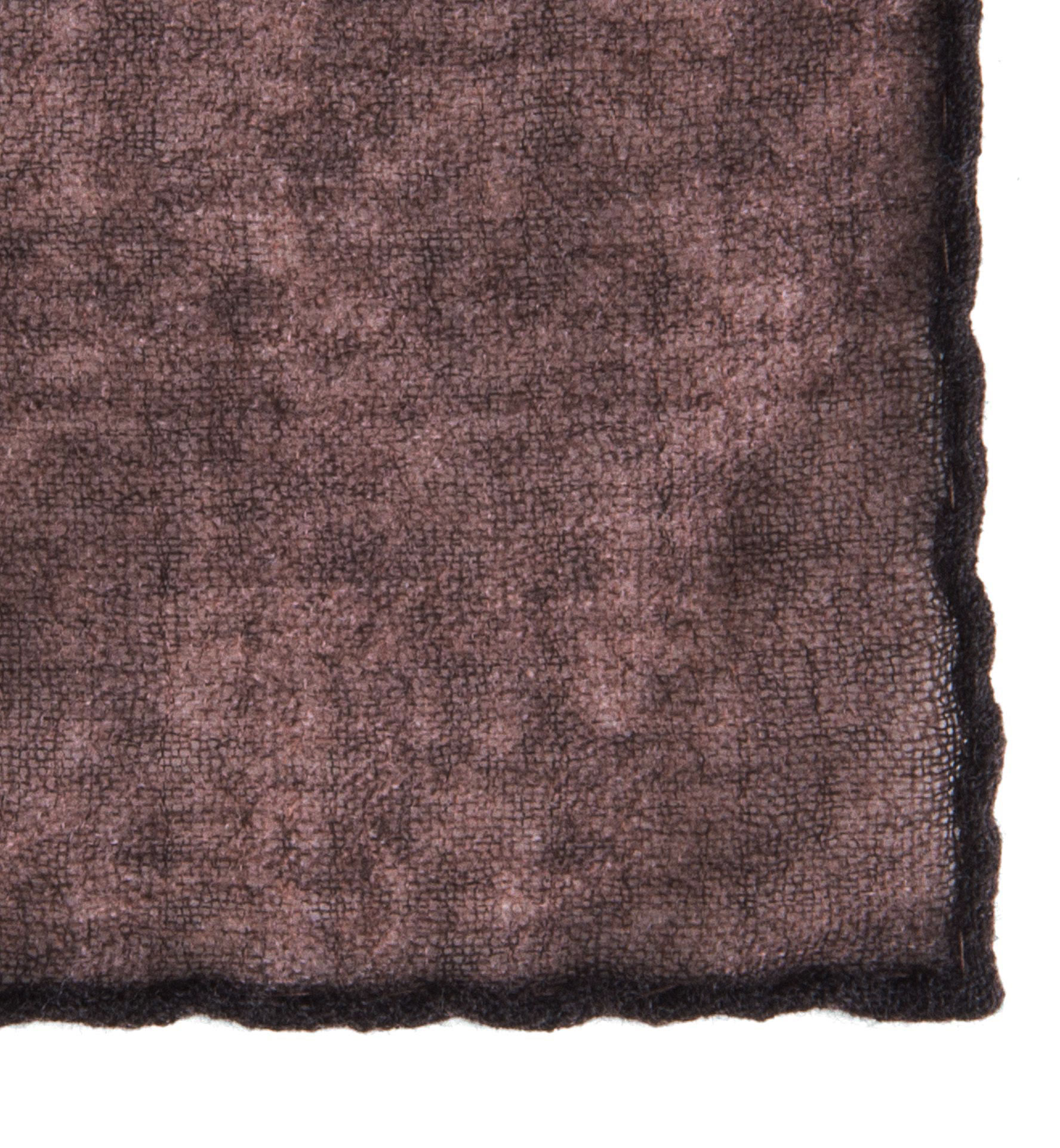 Chestnut Wool Pocket Square by Proper Cloth