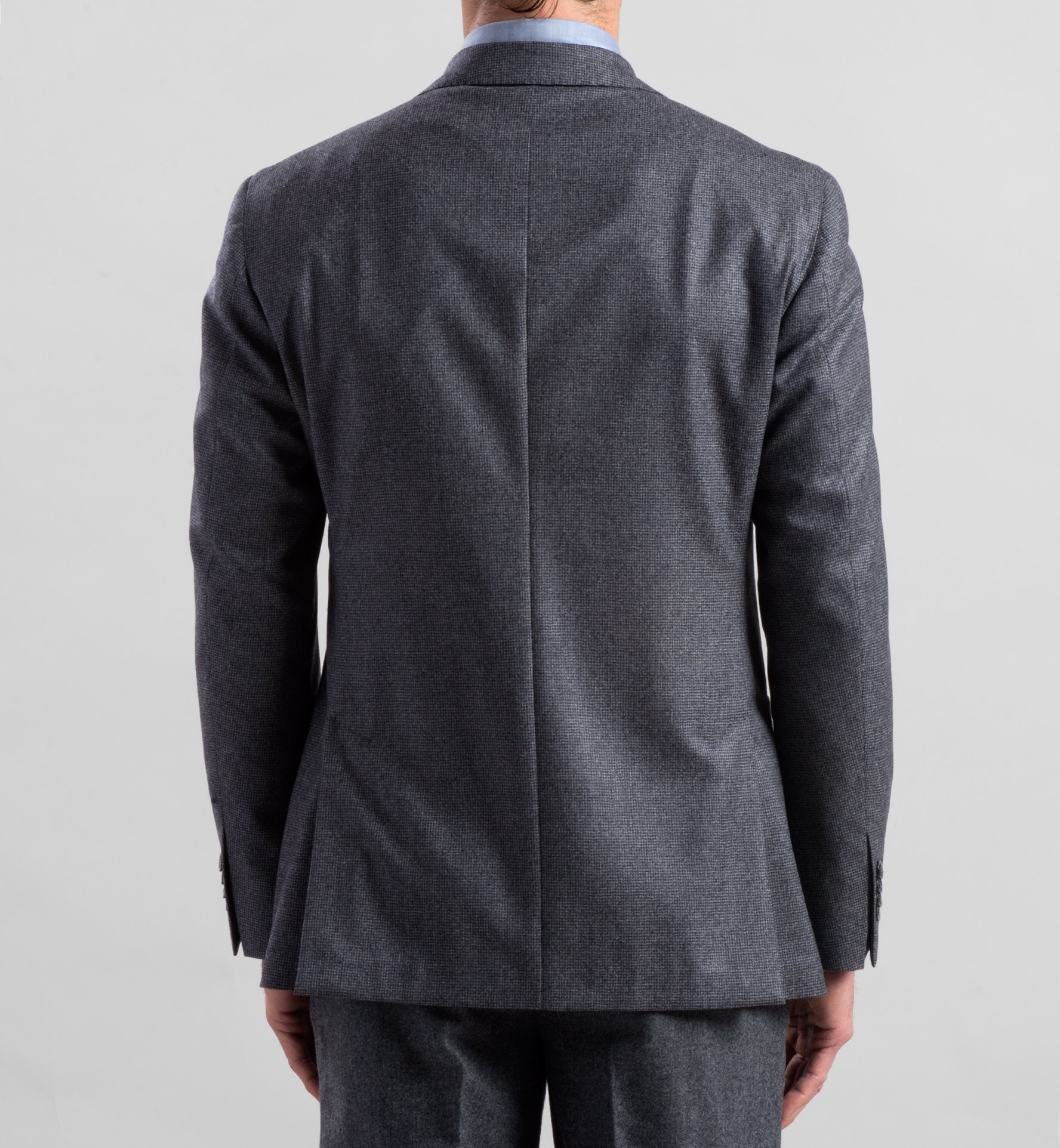 Grey Houndstooth Genova Jacket by Proper Cloth