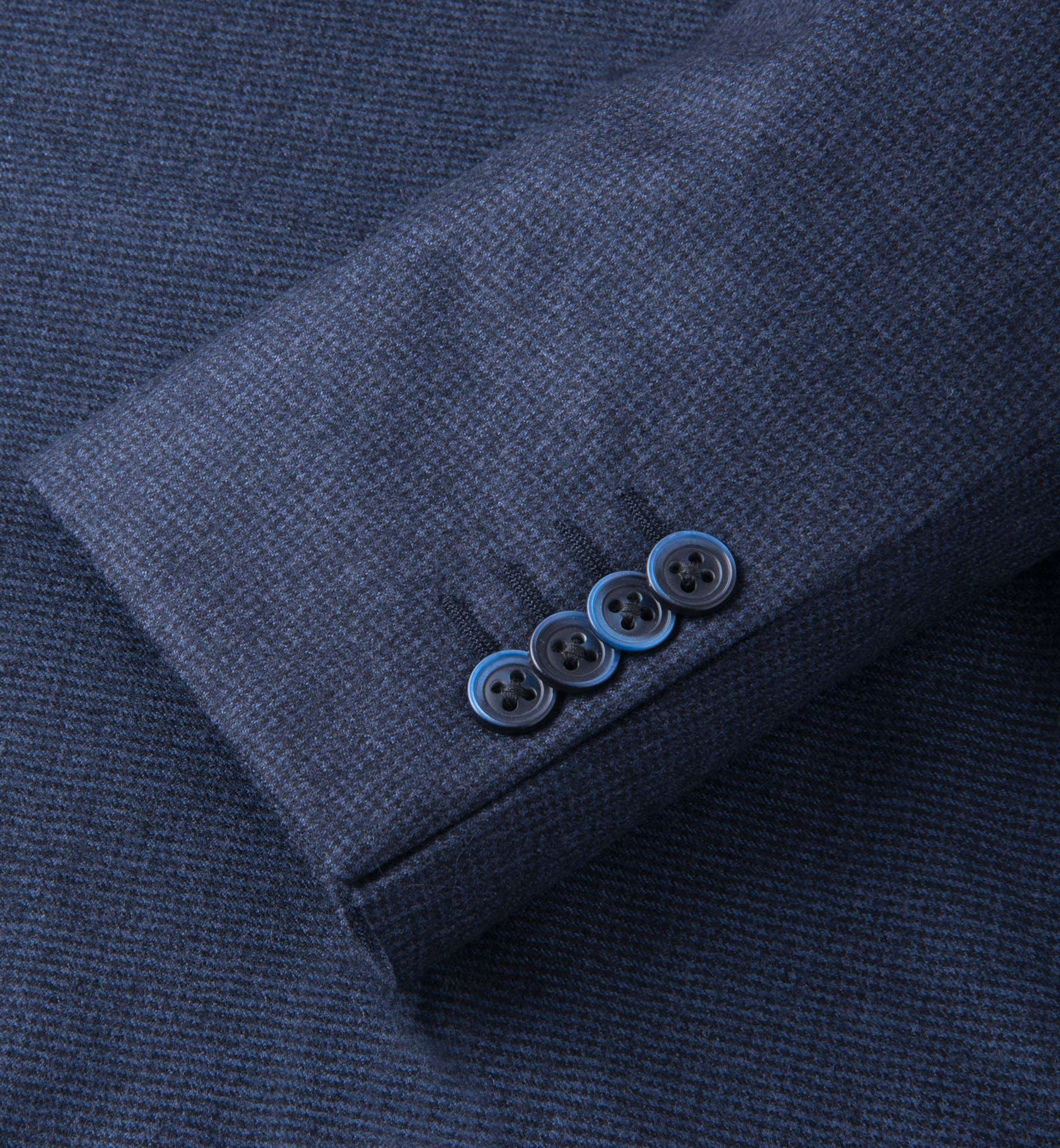 Blue Houndstooth Genova Jacket by Proper Cloth