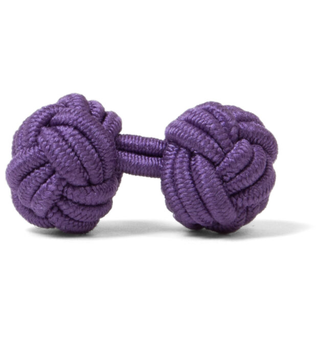 Purple Silk Knots by Proper Cloth