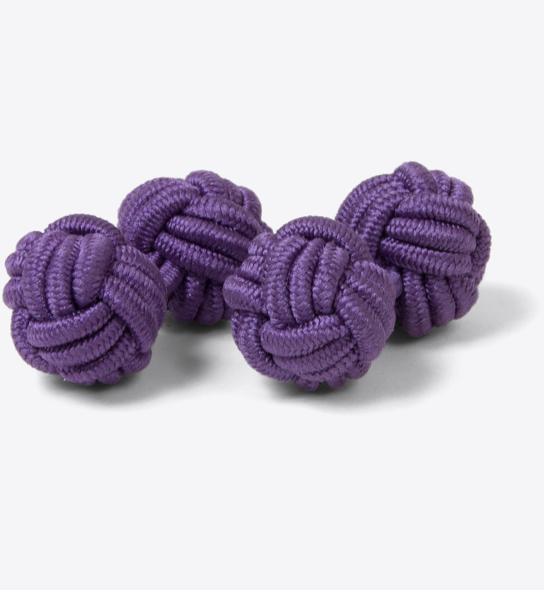 Purple Silk Knots by Proper Cloth