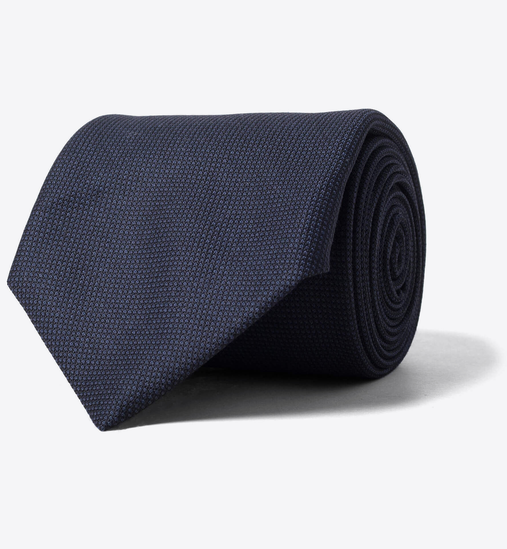 Navy Wool Nailhead Tie by Proper Cloth