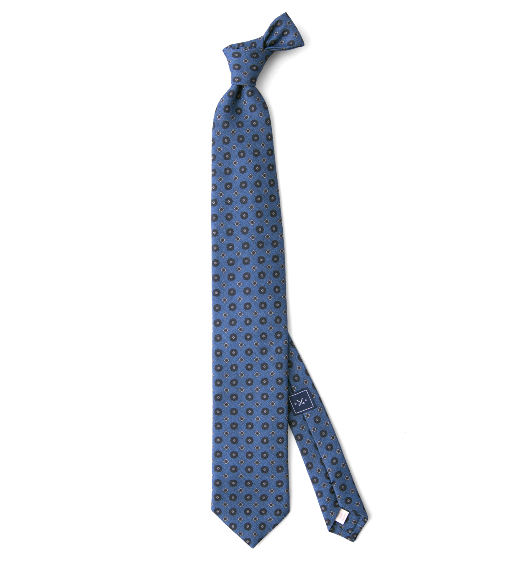 Light Blue Foulard Wool Tie by Proper Cloth