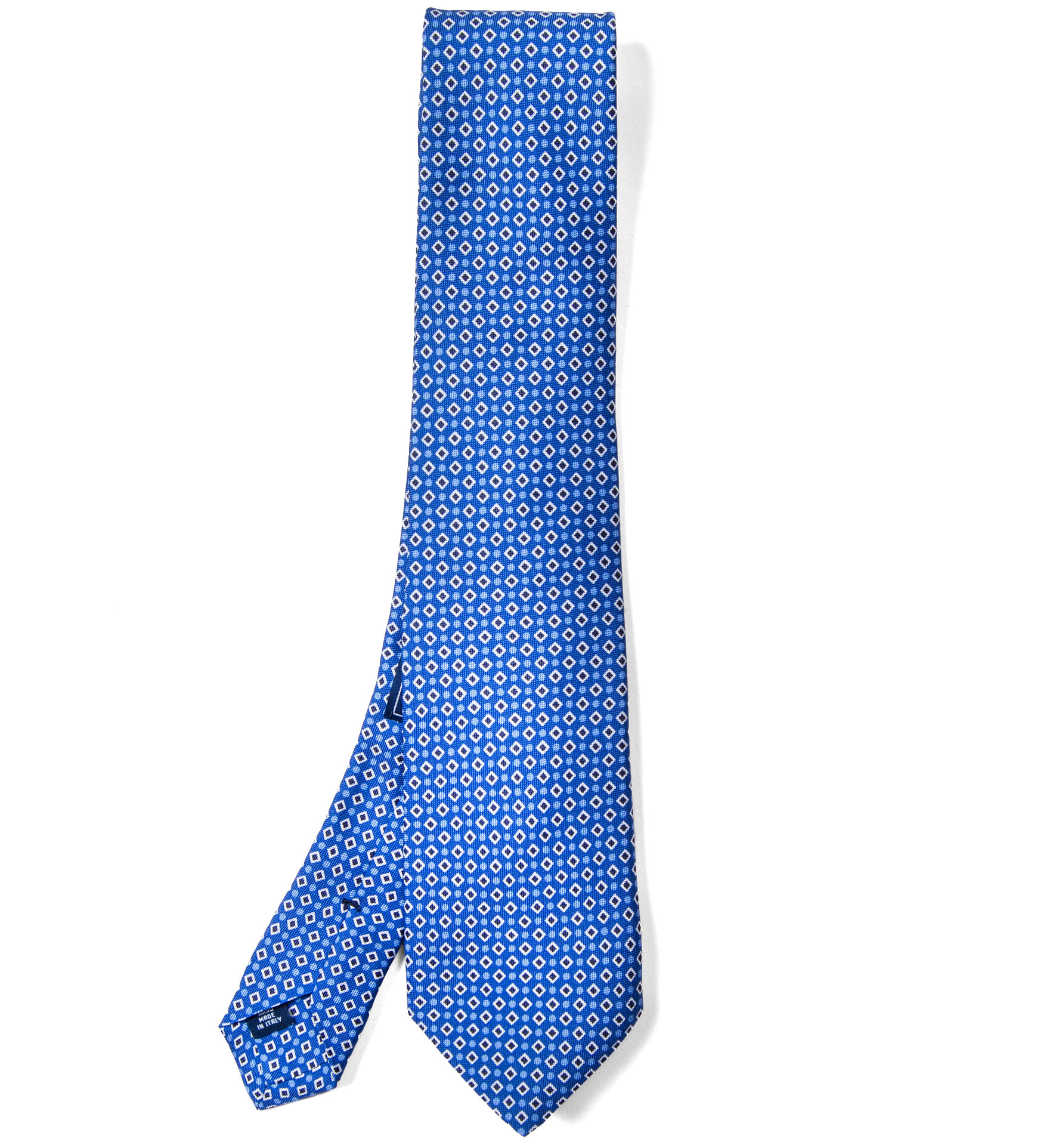 Alassio Blue Print Tie by Proper Cloth