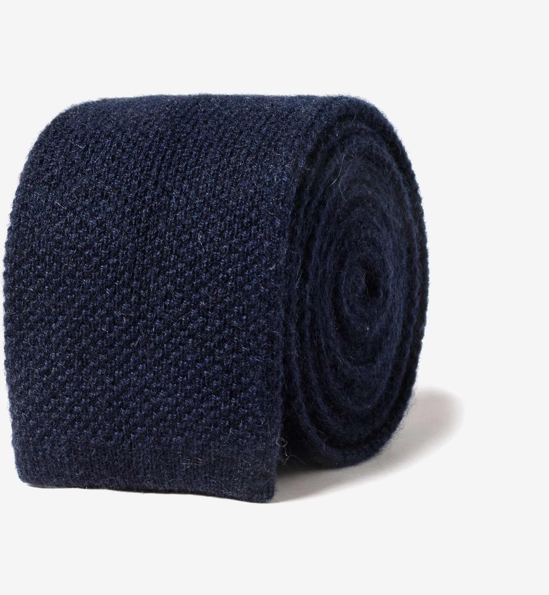 Navy Cashmere Knit Tie by Proper Cloth