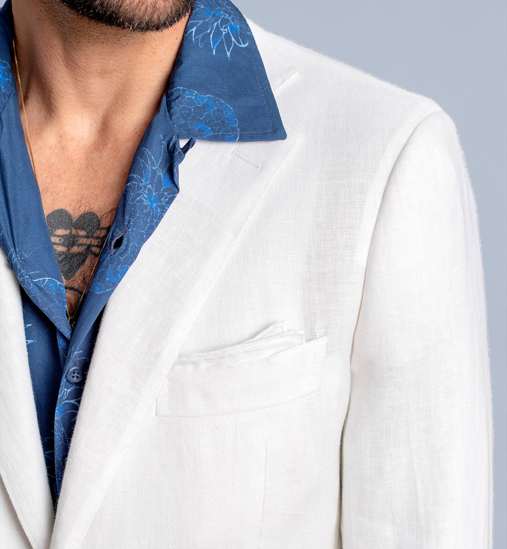 Bedford White Irish Linen Suit - Custom Fit Tailored Clothing