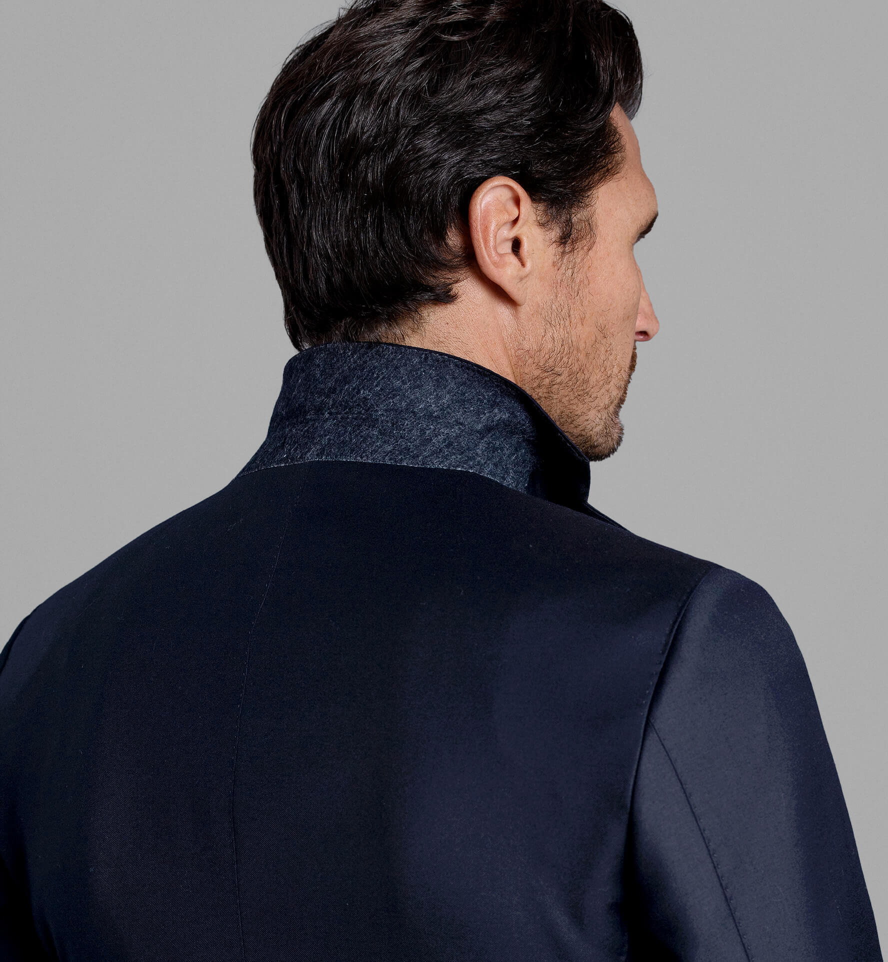 Allen VBC Navy S110s Wool Suit - Custom Fit Tailored Clothing