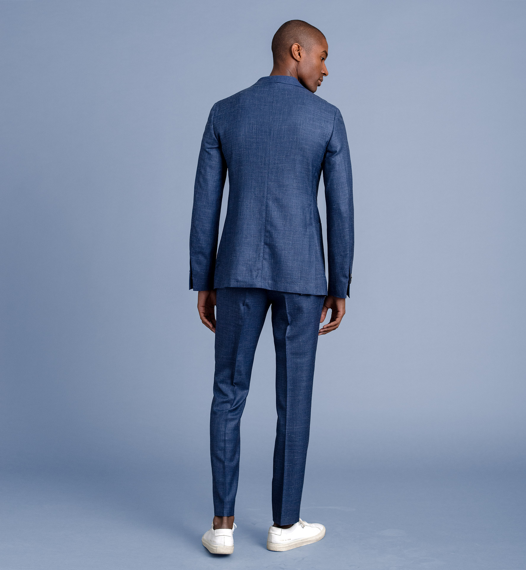 Bedford Royal Blue Wool Silk and Linen Suit - Custom Fit Tailored Clothing