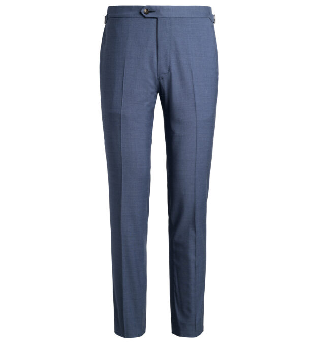 Reda Slate Micro Texture Stretch Dress Pant - Custom Fit Tailored Clothing