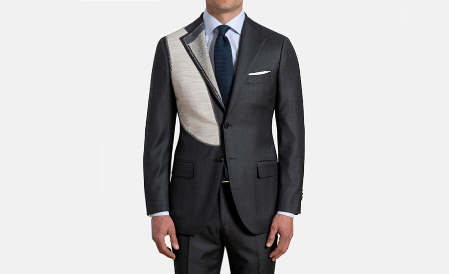 Allen Grey 110s Wool Suit Jacket - Custom Fit Tailored Clothing