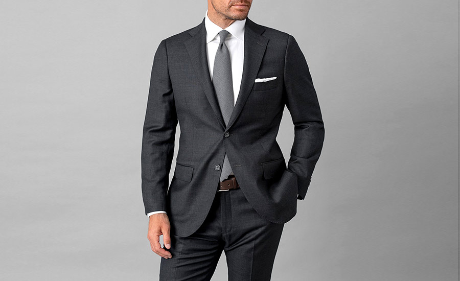 Allen Grey Wool Suit - Custom Fit Tailored Clothing