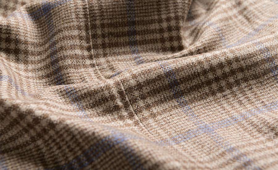 Waverly Beige Prince of Wales Check Wool Jacket - Custom Fit Tailored ...