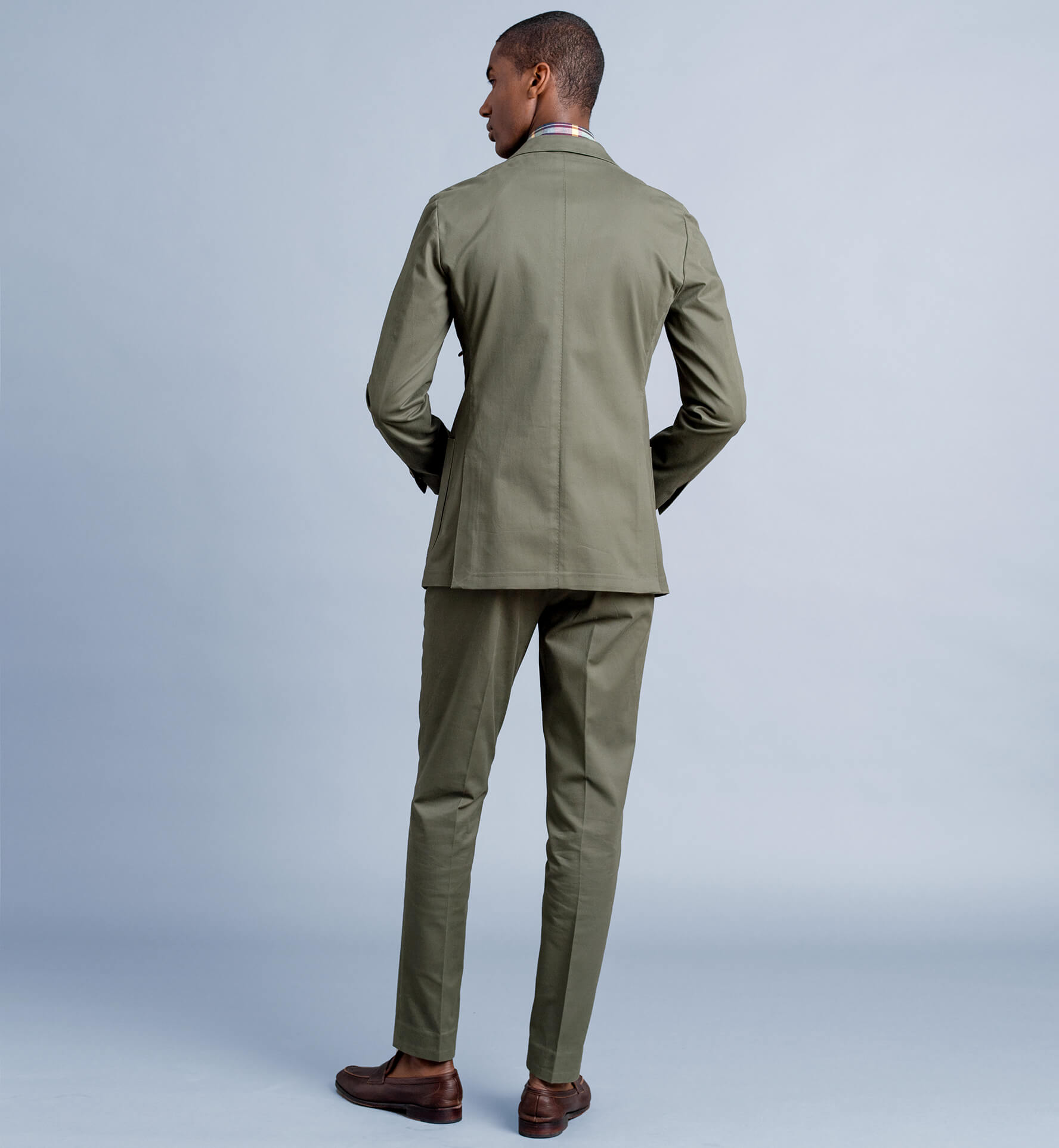 Waverly Fatigue Stretch Cotton Suit - Custom Fit Tailored Clothing