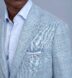 Bedford Light Blue Plaid Summer Blend Jacket - Custom Fit Tailored Clothing