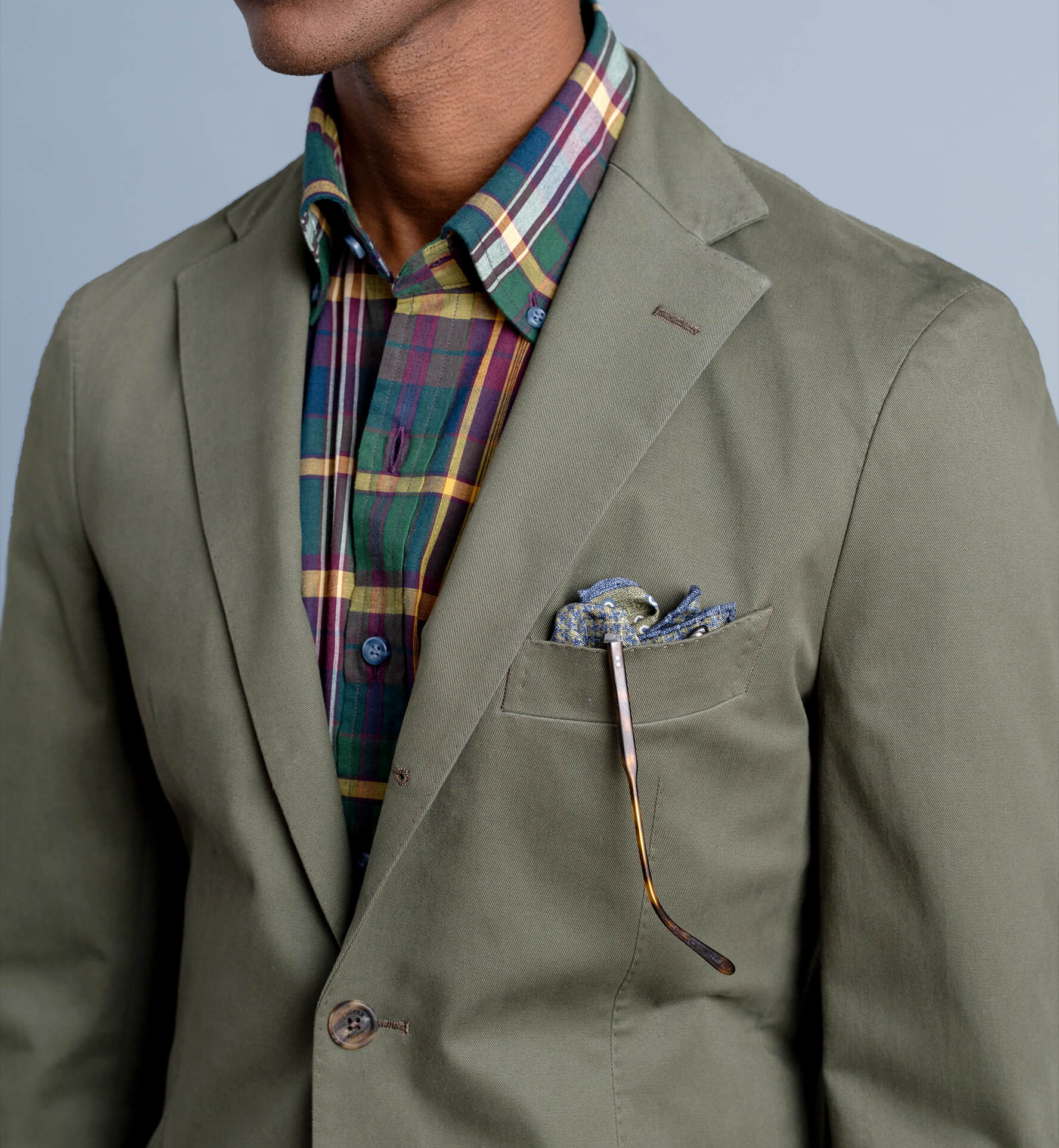 Waverly Fatigue Stretch Cotton Suit - Custom Fit Tailored Clothing