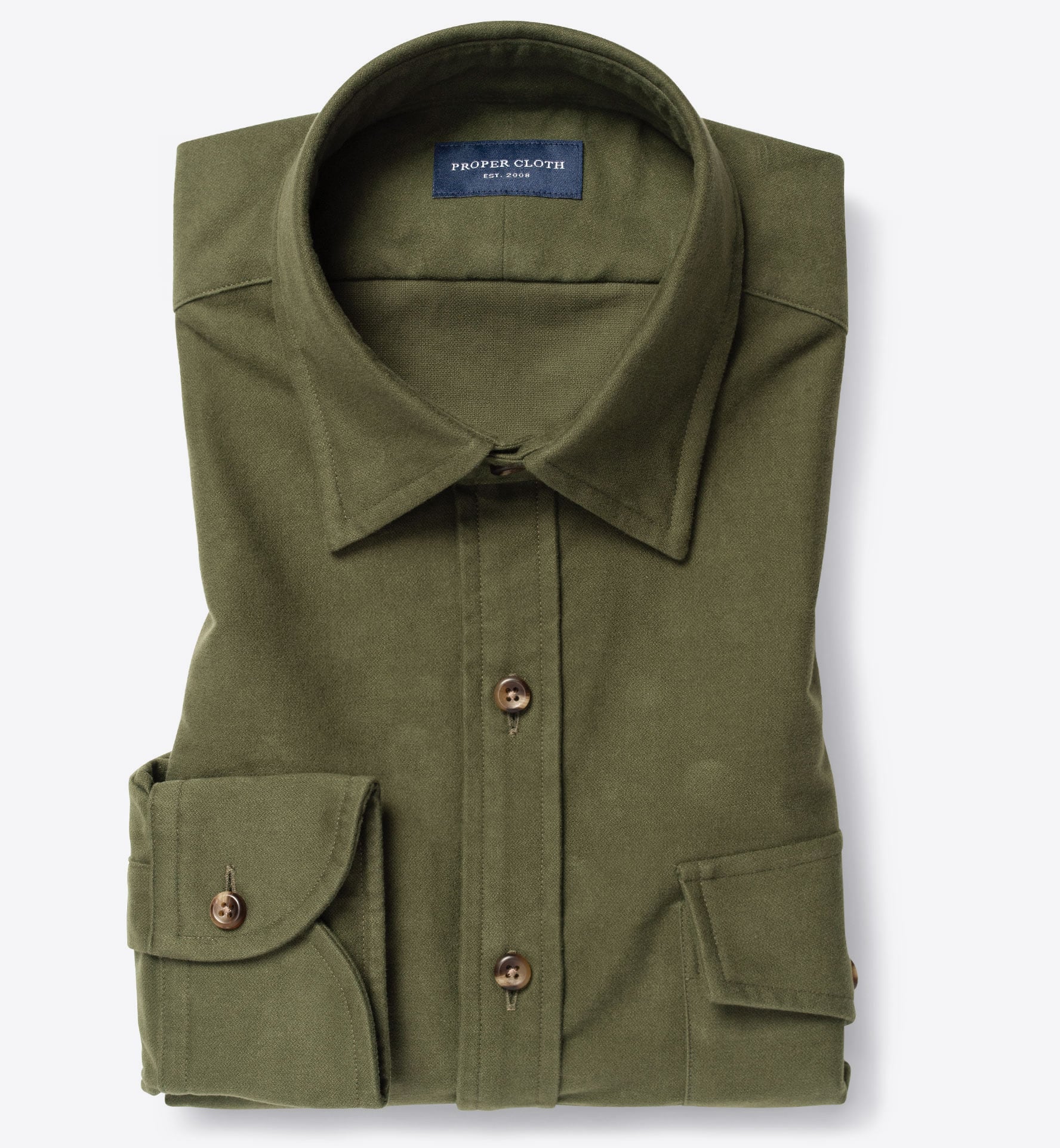 Japanese Pine Stretch Chamois by Proper Cloth