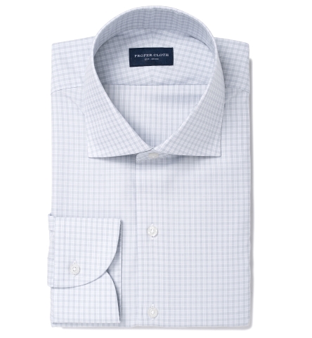 Chambers Grey Multi Check Tailor Made Shirt by Proper Cloth