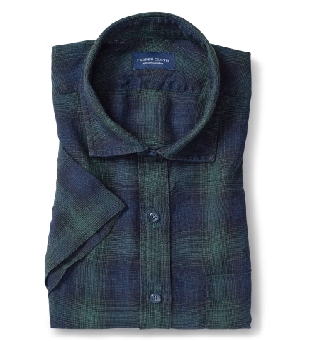 Washed Indigo & Denim Shirts | Custom Fit, Garment Washed - Proper Cloth