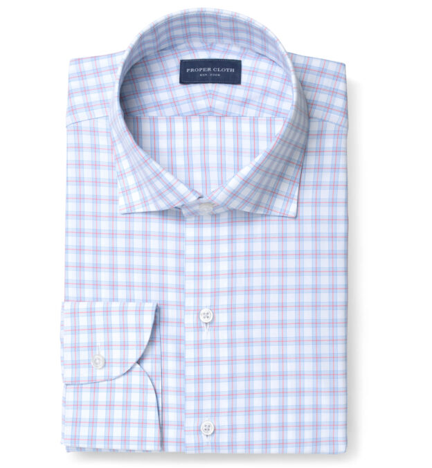 Como Blue and Red Check by Proper Cloth