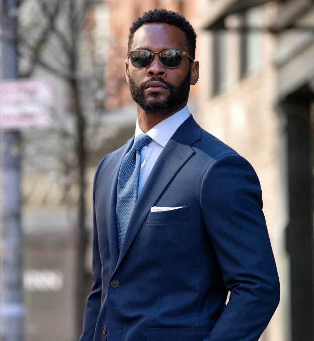 Performance Light Blue Micro Check Custom Made Shirt by Proper Cloth