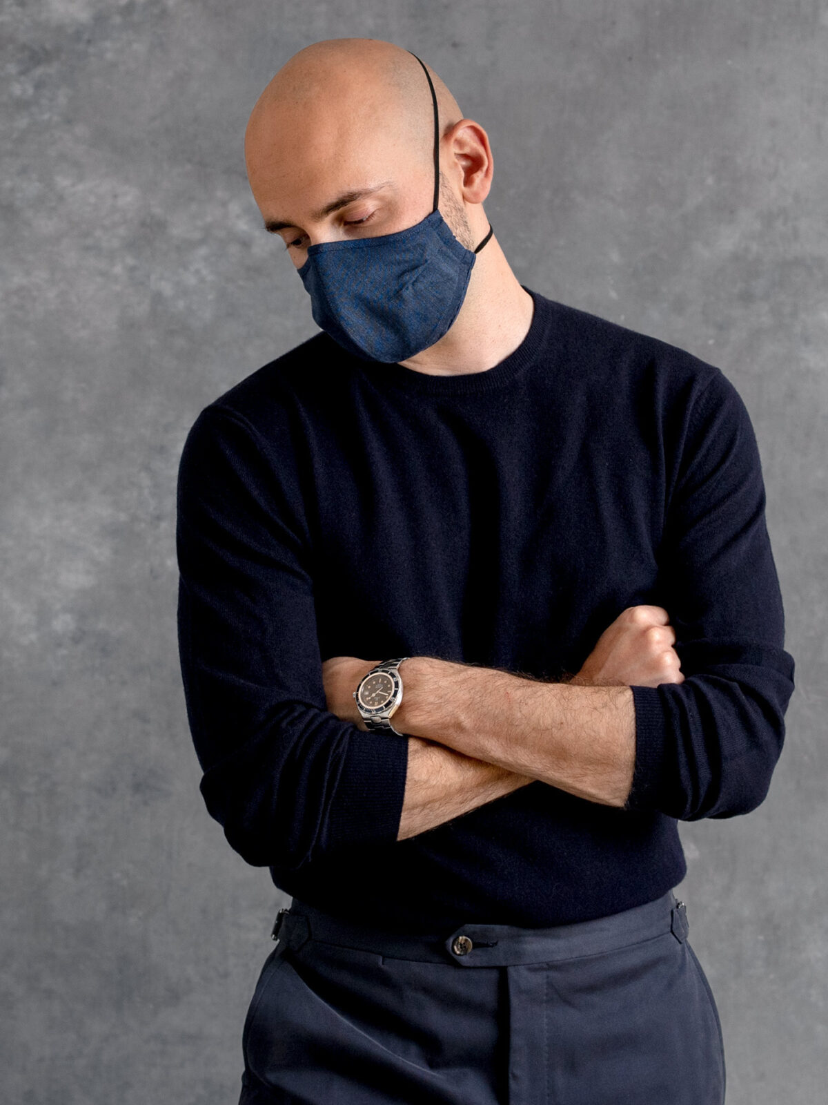 The Everyday Mask v1.2 - Navy Melange Everyday Mask (3-Pack) by Proper ...