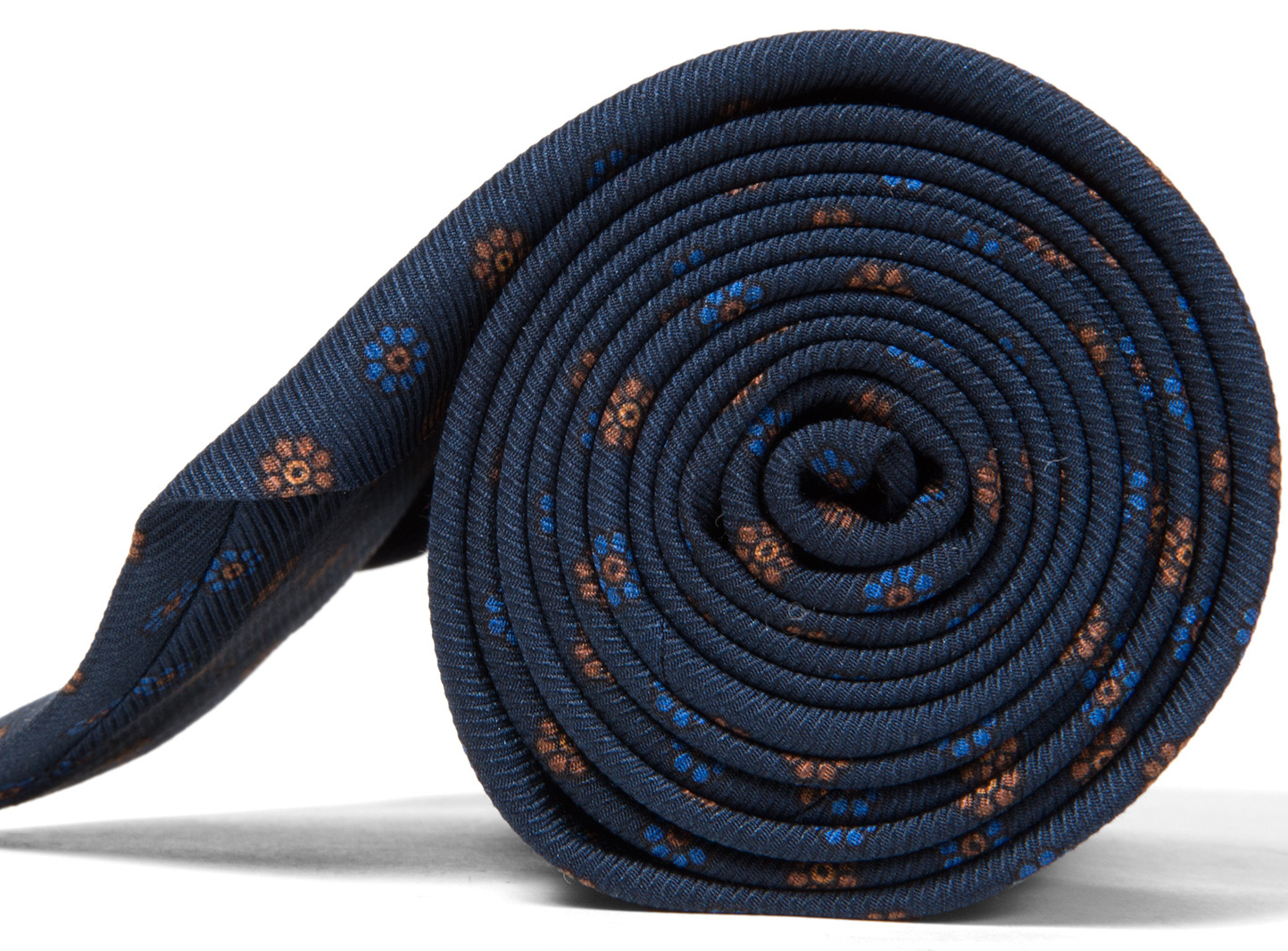 Vicenza Navy Print Tie by Proper Cloth