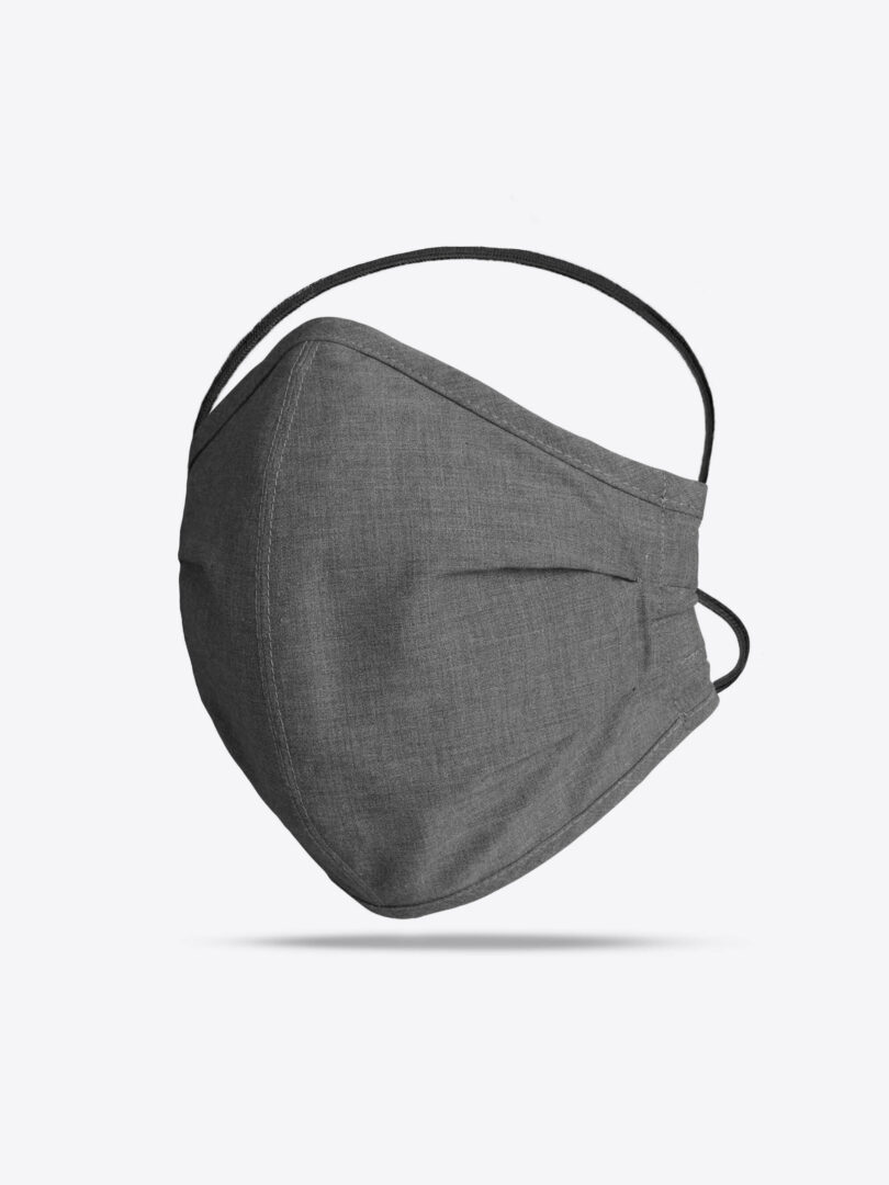 The Everyday Mask v2.1H - Charcoal Melange - Proper Cloth