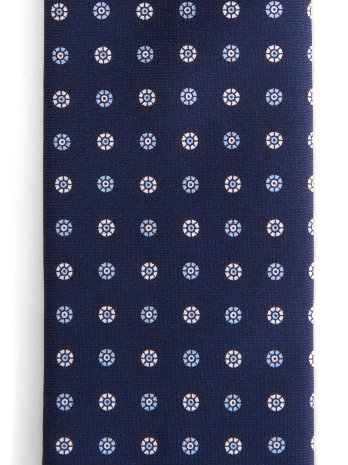 Navy Floral Print Tie by Proper Cloth