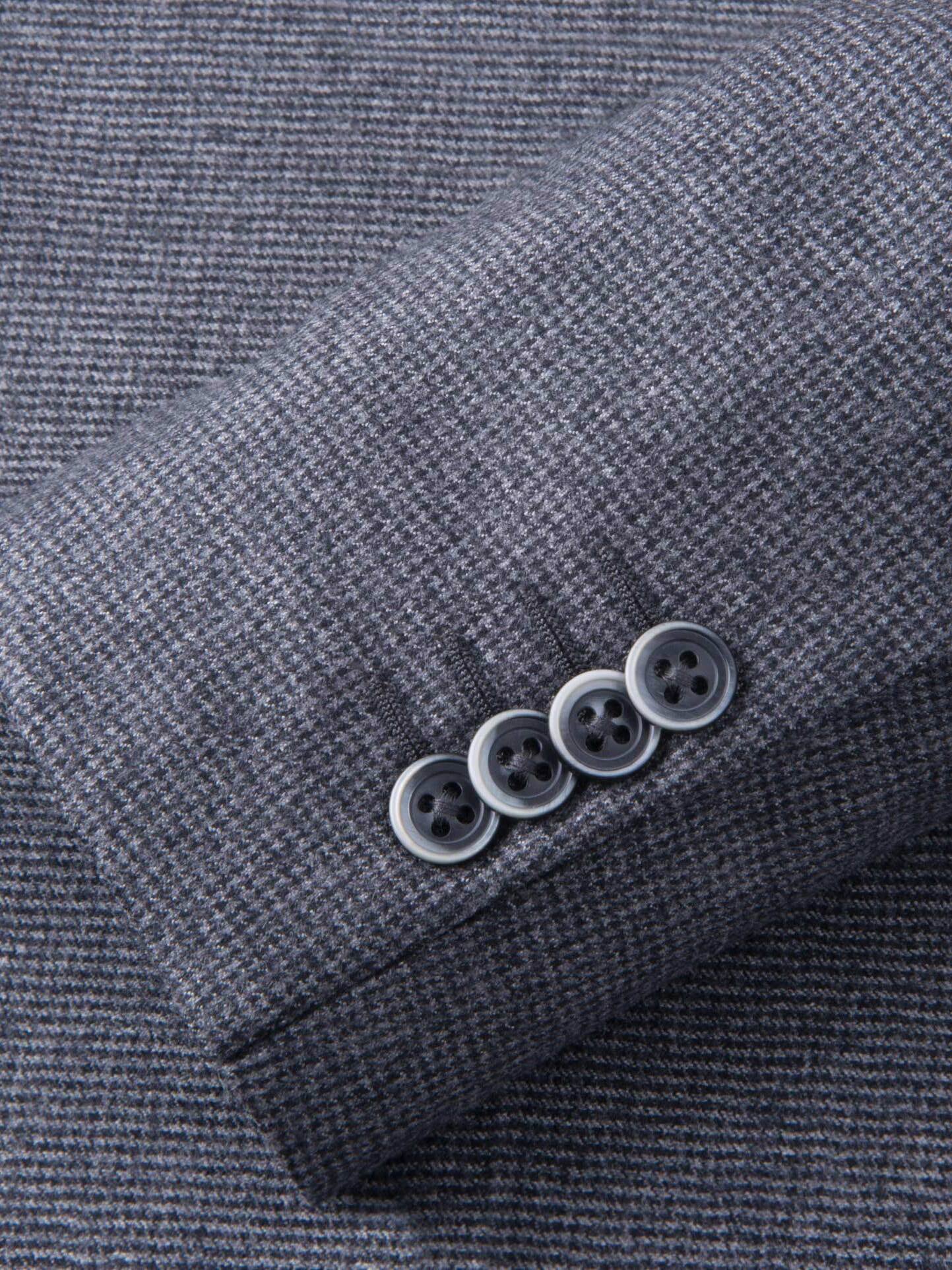 Grey Houndstooth Genova Jacket by Proper Cloth