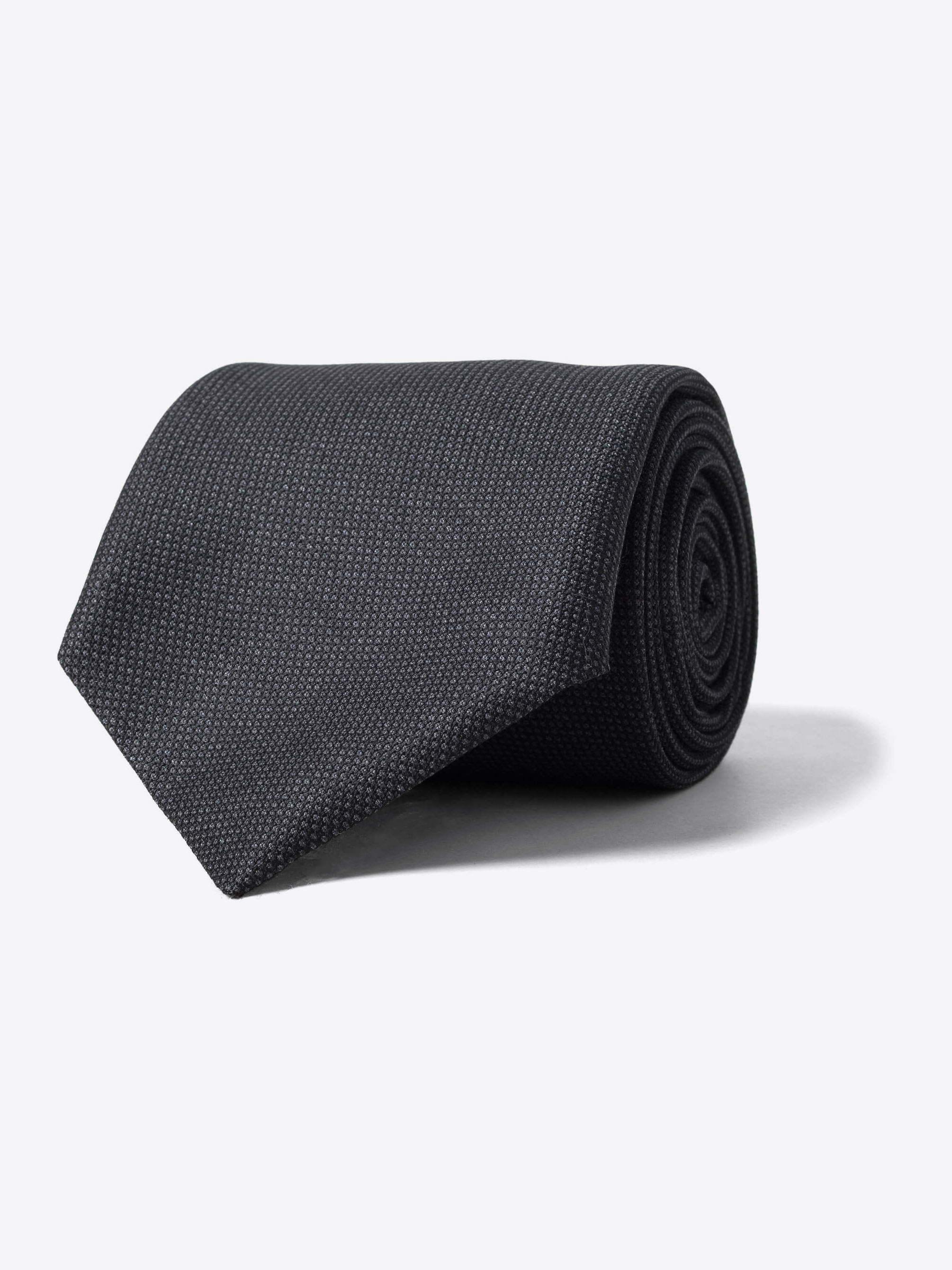 Charcoal Wool Nailhead Tie by Proper Cloth