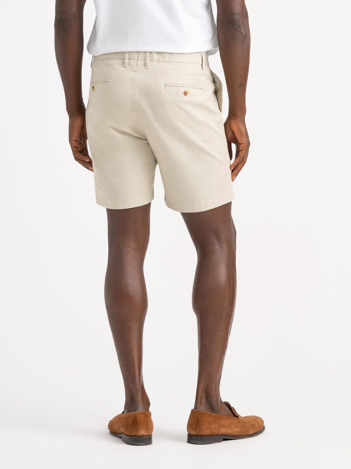 Beige Short Shorts