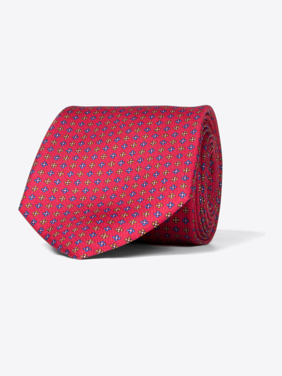 Lombardia Red Print Tie by Proper Cloth