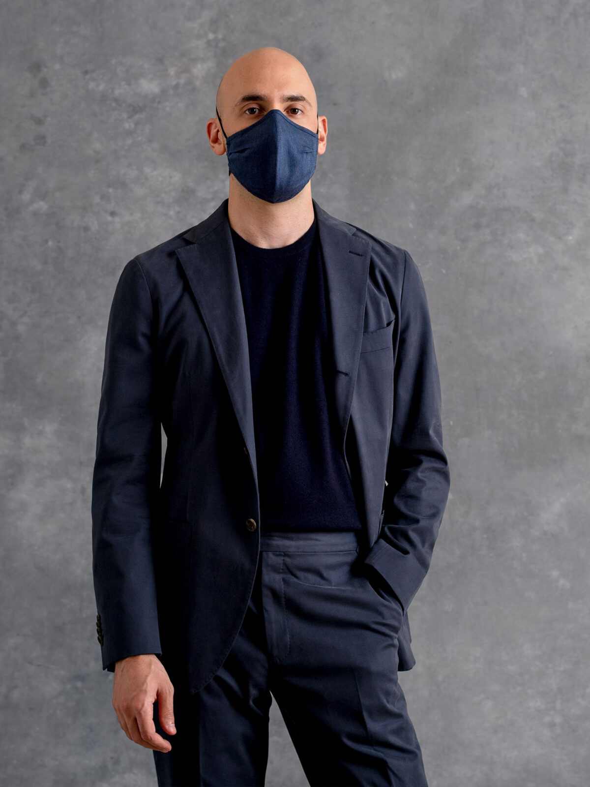 The Everyday Mask v1.2 - Navy Melange Everyday Mask (3-Pack) by Proper ...