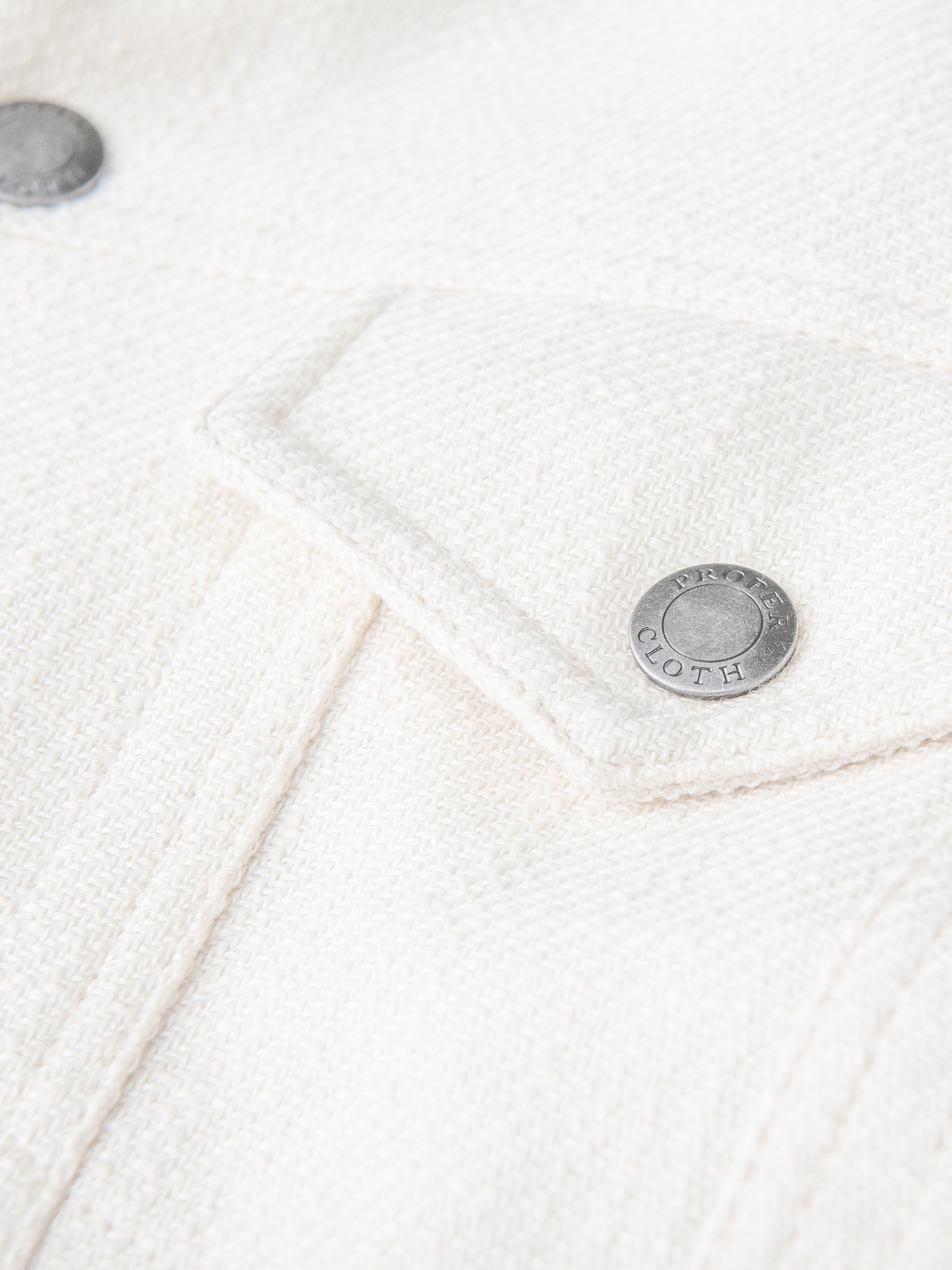 Lafayette Cream Trucker Jacket by Proper Cloth