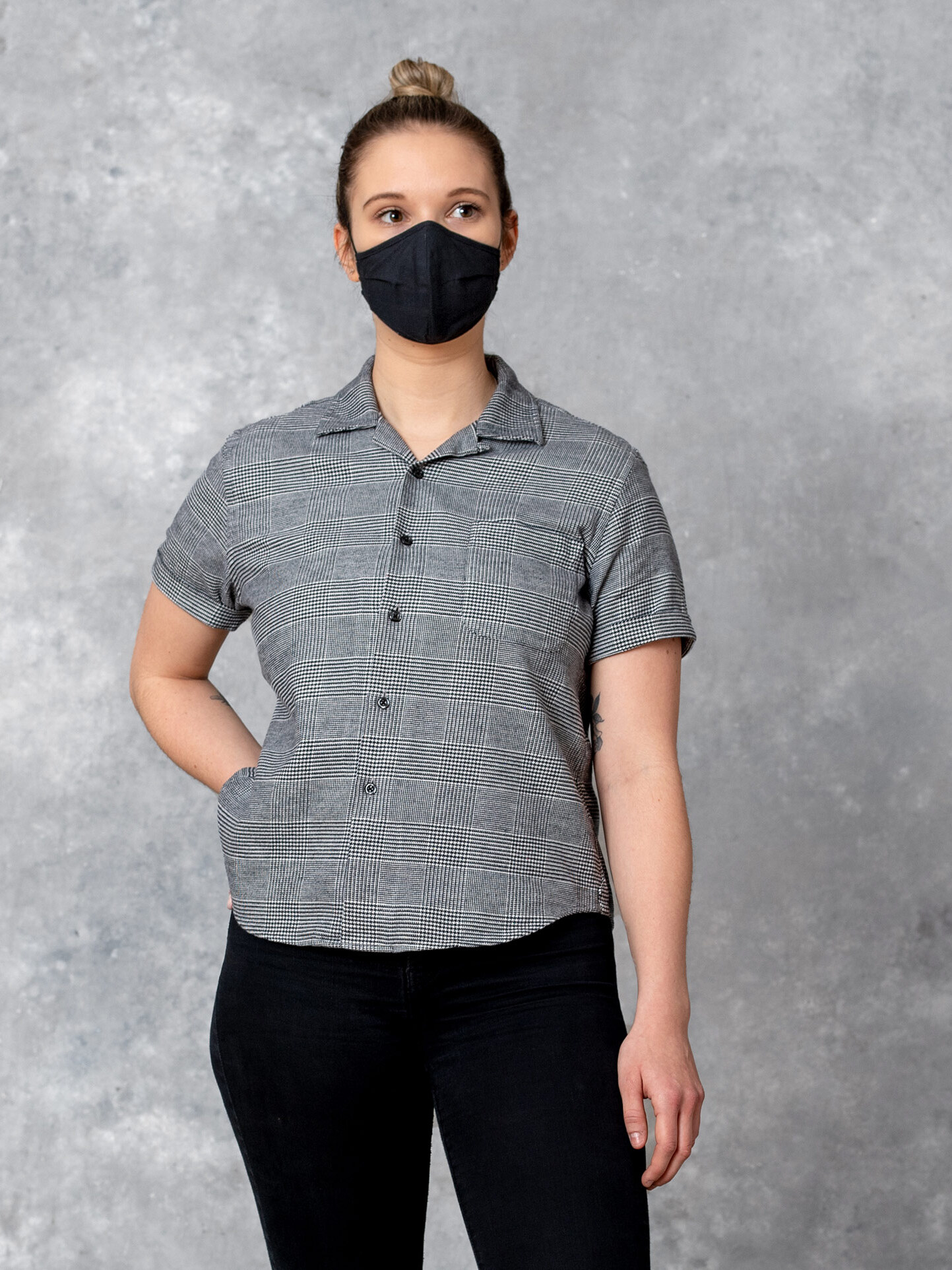 The Everyday Mask v1.3 - Black Cotton Linen (3-Pack) by Proper Cloth