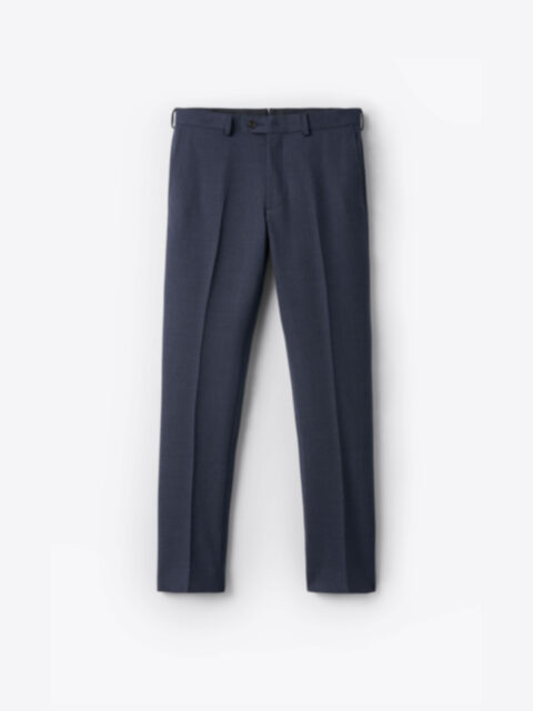 Reda Navy Nailhead Dress Pant - Custom Fit Tailored Clothing