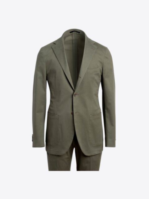 Waverly Fatigue Stretch Cotton Suit - Custom Fit Tailored Clothing