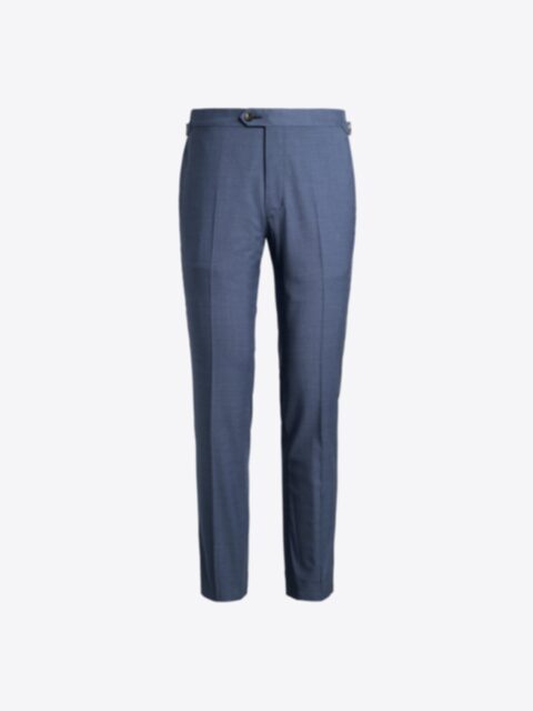 Reda Slate Micro Texture Stretch Dress Pant - Custom Fit Tailored Clothing